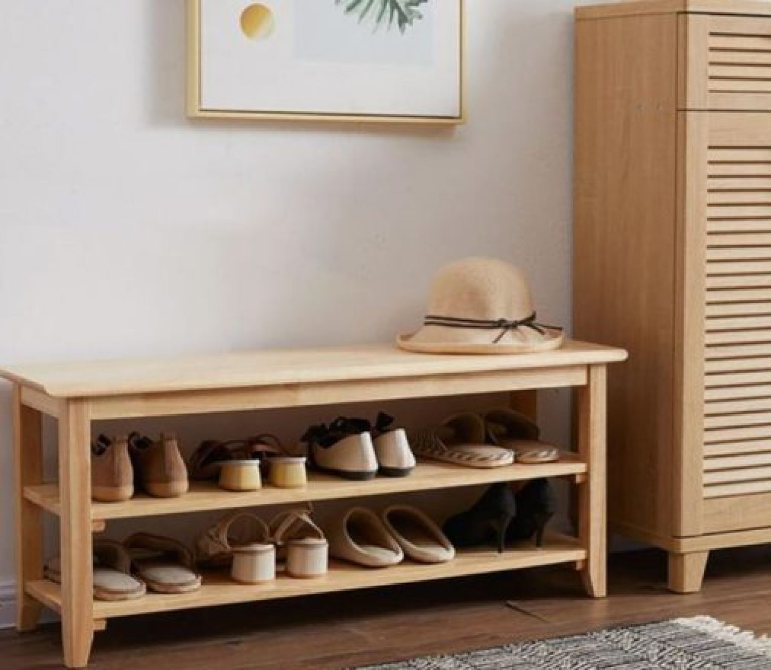 12 Ideas Of Oak Shoe Racks For 2023 - The Shoe Box NYC